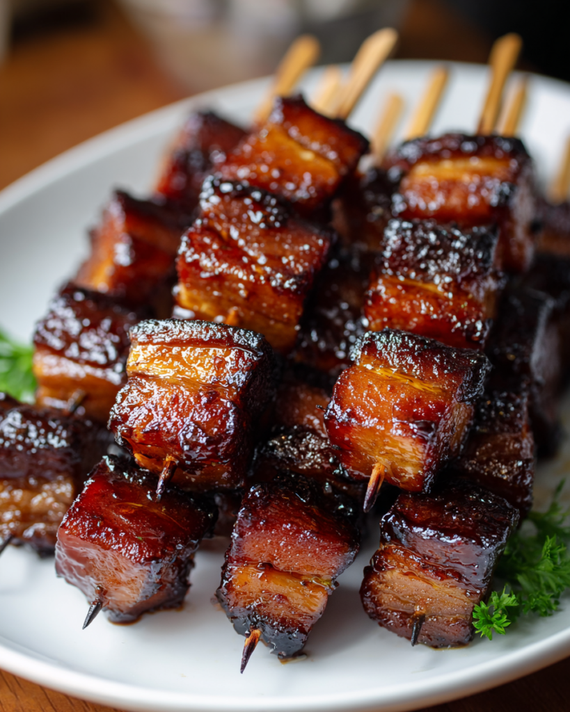 Smoked Pork Belly Lollipops – MaryaneCuisine