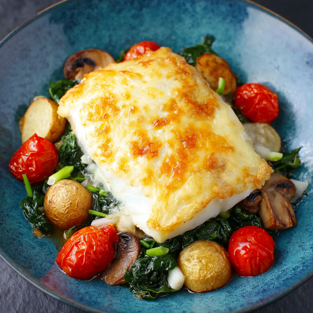 Creamy Baked Halibut Supreme – MaryaneCuisine