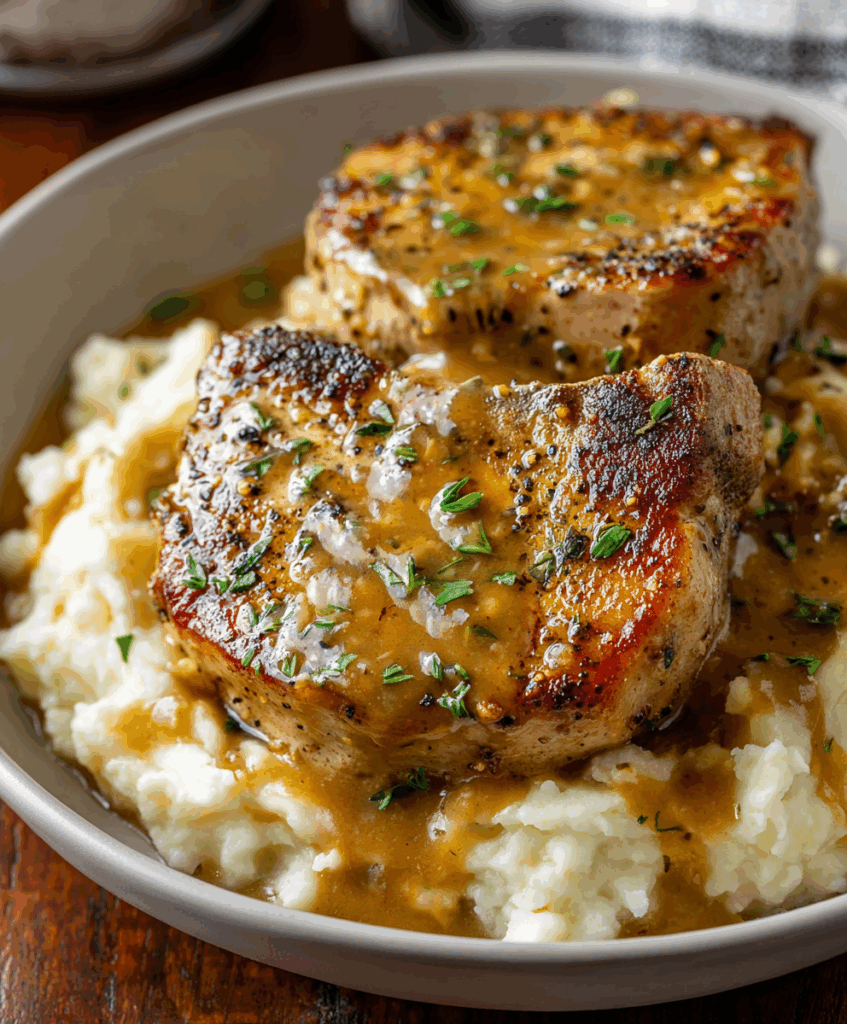 Alpine Pork Chops in Cheese Cream - MaryaneCuisine