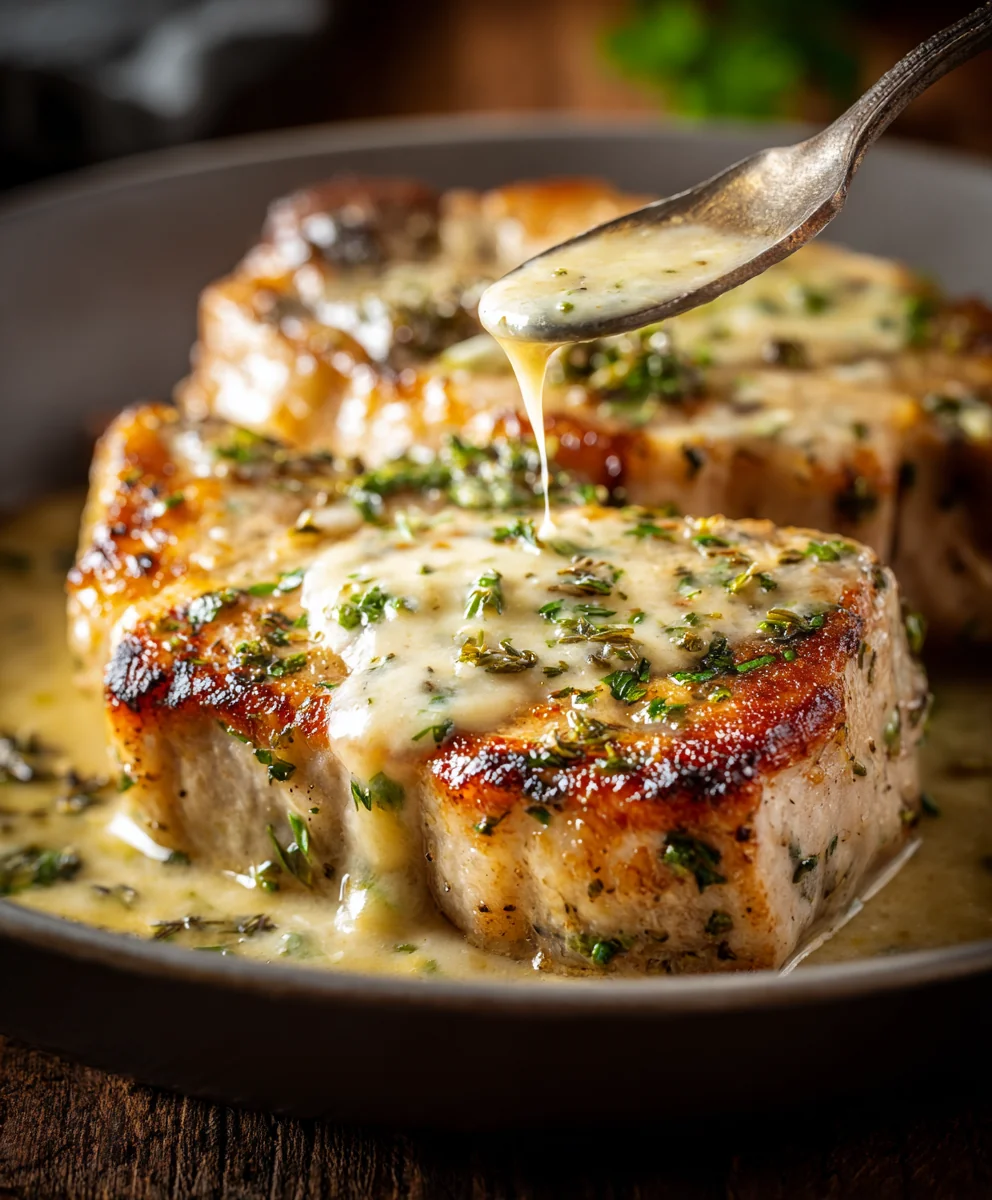 Alpine Pork Chops in Cheese Cream - MaryaneCuisine