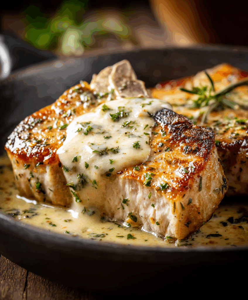 Alpine Pork Chops in Cheese Cream - MaryaneCuisine