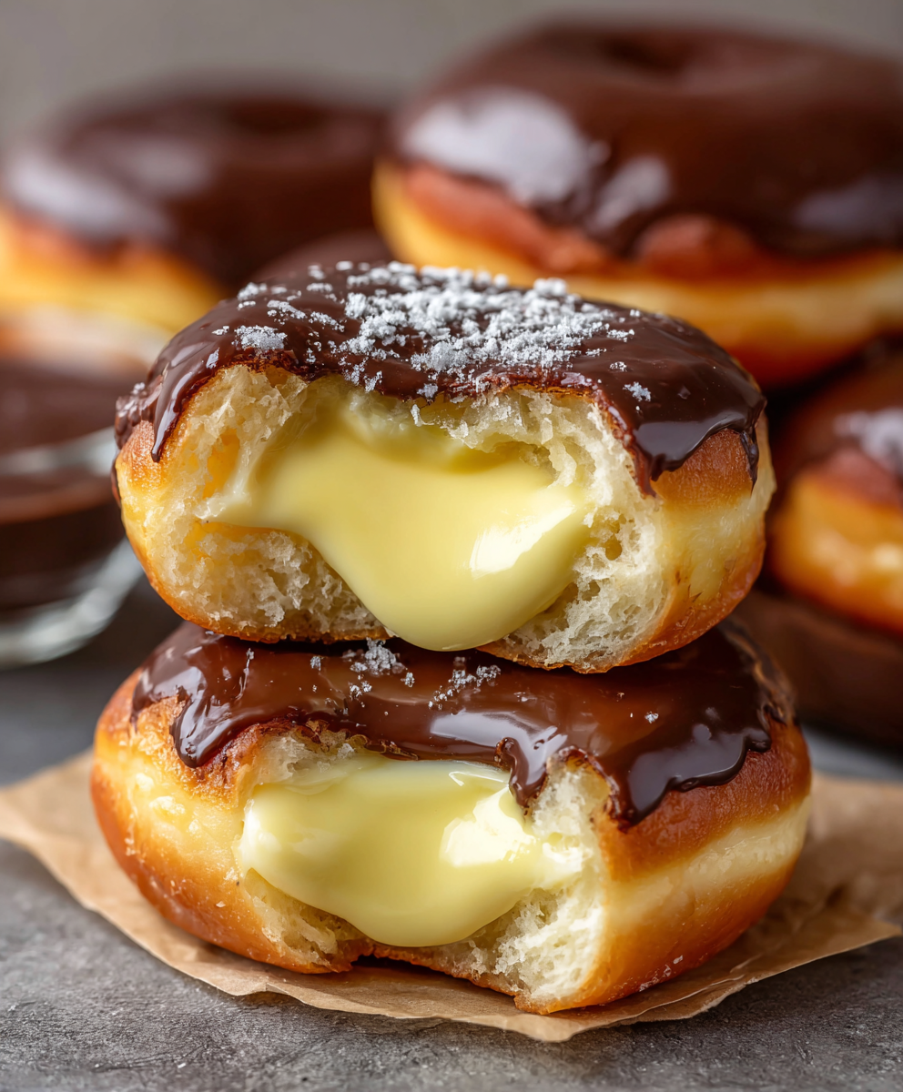 Boston Cream Filled Donuts – MaryaneCuisine