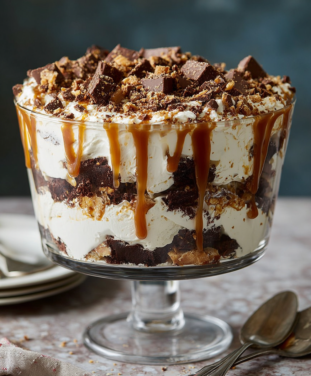 Chocolate Toffee Layered Dessert – MaryaneCuisine