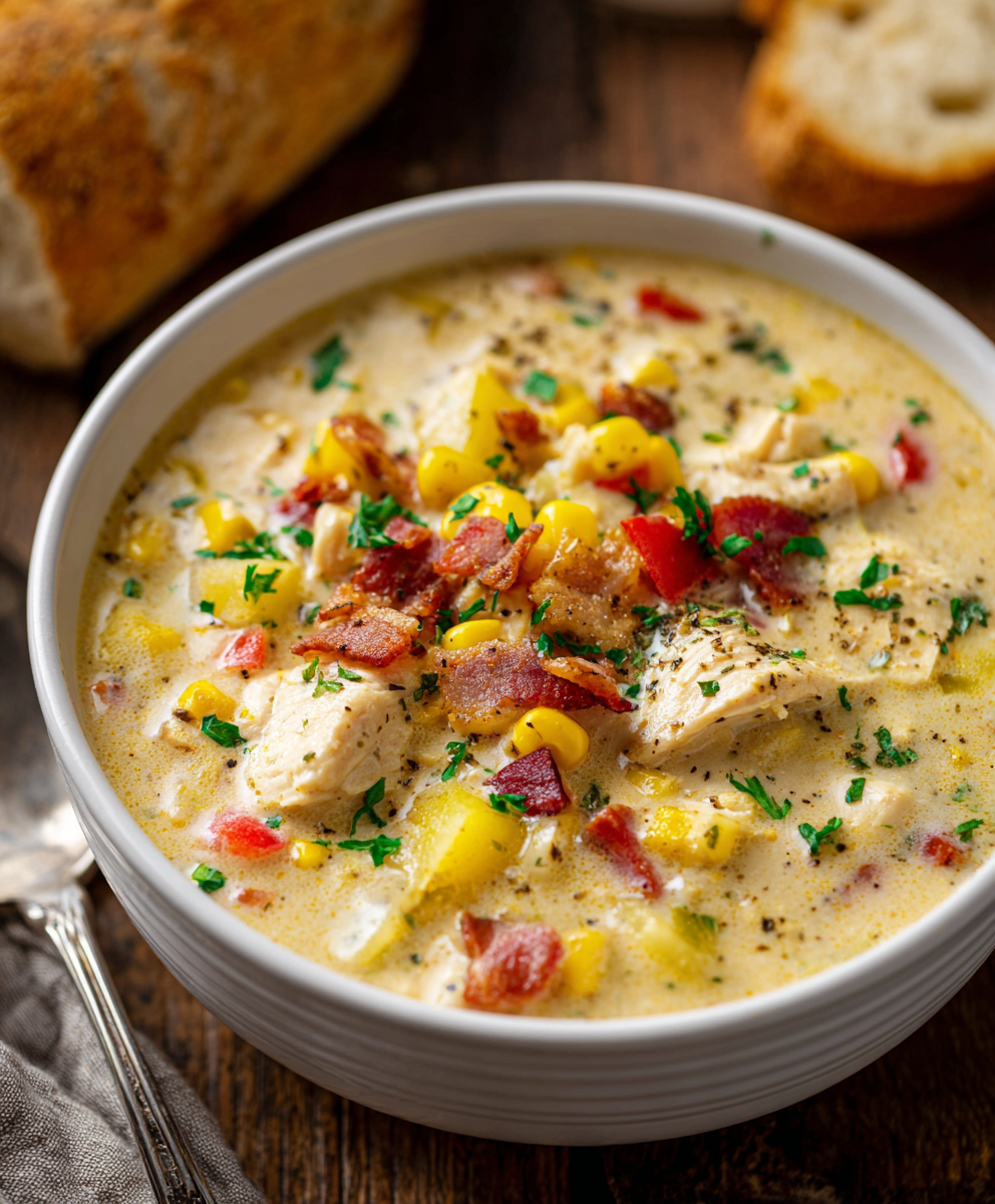Creamy Chicken Corn Chowder – MaryaneCuisine