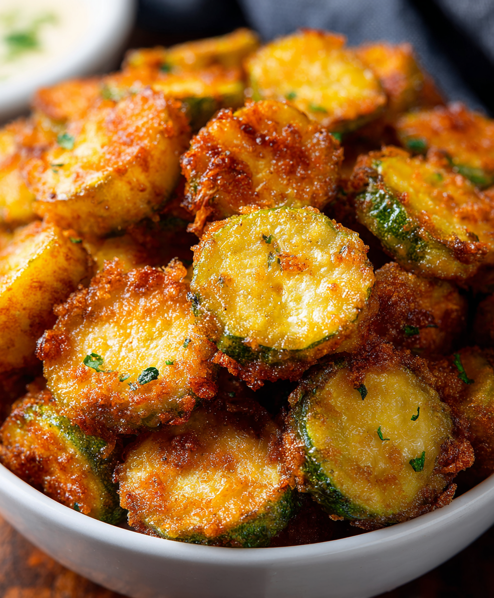 Crunchy Dill Fried Pickle Chips – MaryaneCuisine