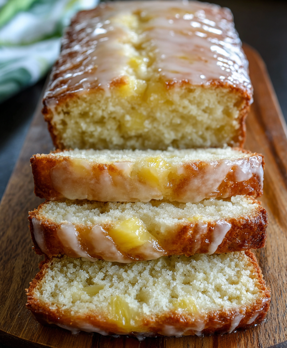 Glazed Pineapple Loaf Bread – MaryaneCuisine