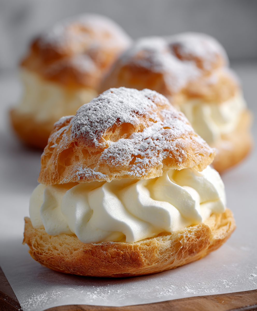 Mom’s Classic Vanilla Cream Puffs – MaryaneCuisine