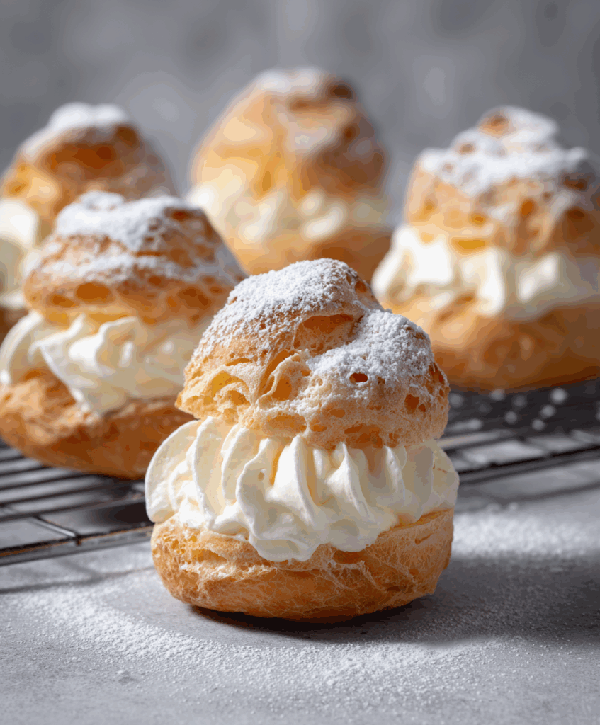 Mom’s Classic Vanilla Cream Puffs - MaryaneCuisine