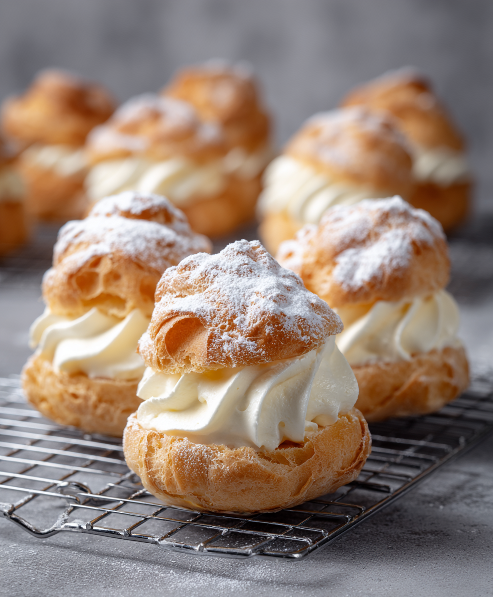 Mom’s Classic Vanilla Cream Puffs – MaryaneCuisine