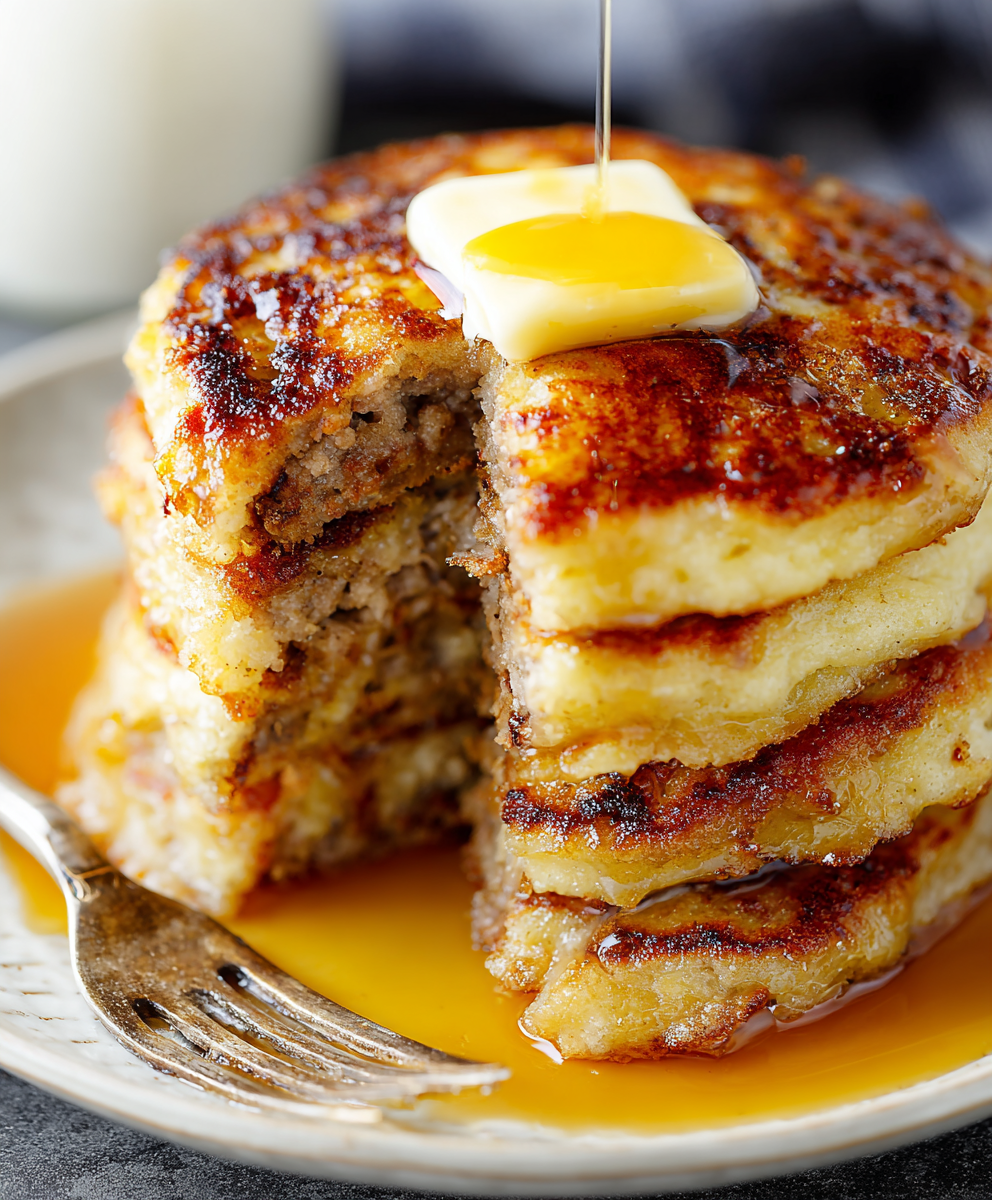 Savory Sausage Pancake Stacks – MaryaneCuisine