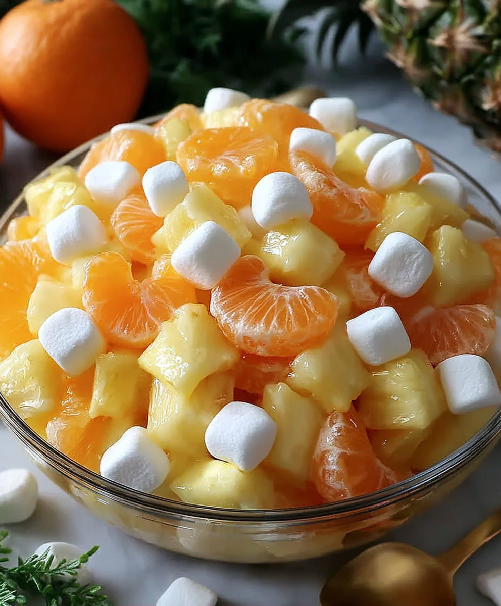 Sunny Citrus Marshmallow Fruit Salad – MaryaneCuisine